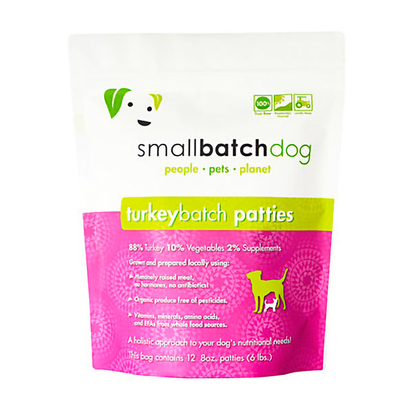 Smallbatch Turkey RAW Frozen Diet For Dogs – For Dog's Sake